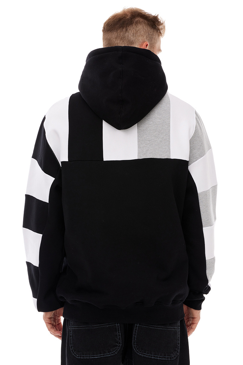 Mass DNM bluza Sweatshirt Streamer Hoody - czarna | Mass Denim